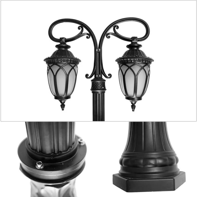 Single Double Triple Arm Outdoor Waterproof Retro Landscape Hotel Villa ...