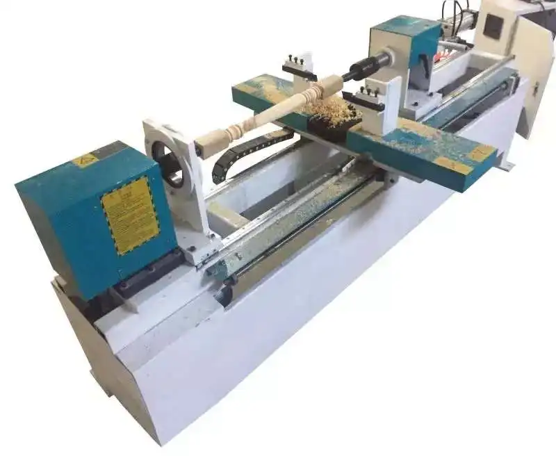 Hot Sale Baseball Bat Turning Rotary Making CNC Wood Lathe Machine Price