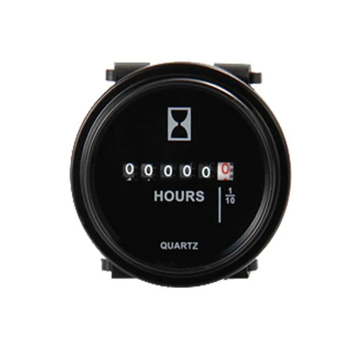 6 Digits Digital Hour Meter Time Counter Quartz Timer Hourmeter ( 0 To 99999.9 Hours) 12-36 V ...