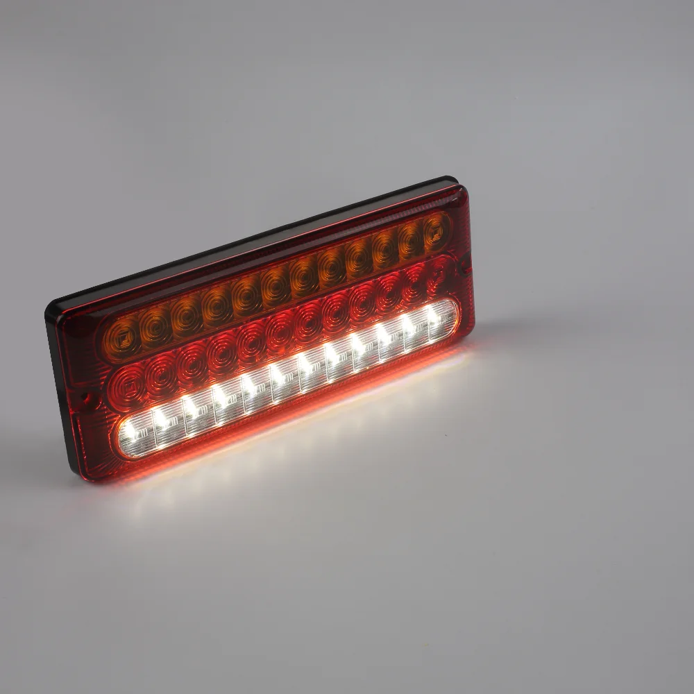 12v 24v Rectangle Led Trailer Light Turn Indicator Stop Tail Reverse ...