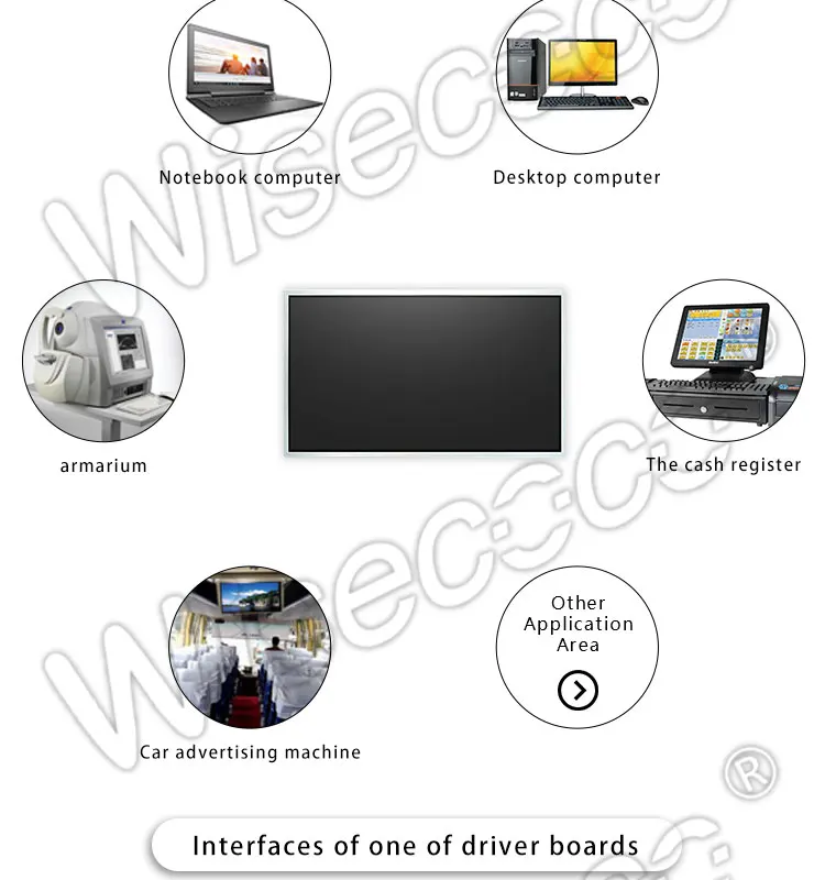 Tft Ips 21.5 Inch Lcd Panel Full Hd 1920*1080 300 Nits Dual Channel ...