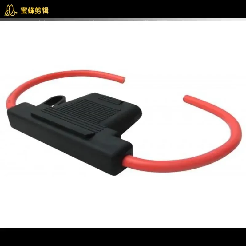 Universal Black Plastic 20a Inline Blade Fuse Holder Box Block For Car ...