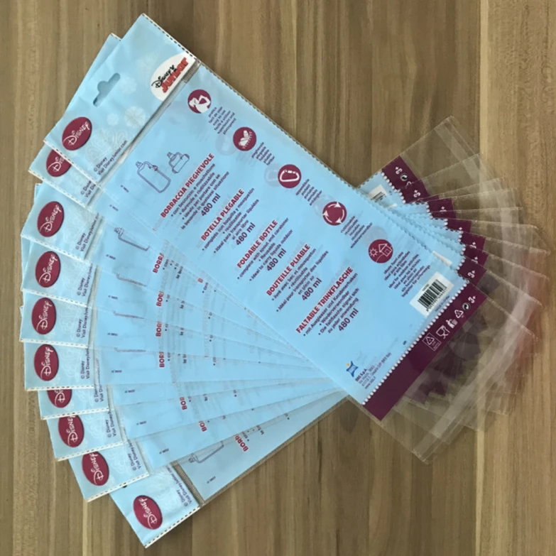 Customized Logo Printed Polybag with Header Card OPP Bags