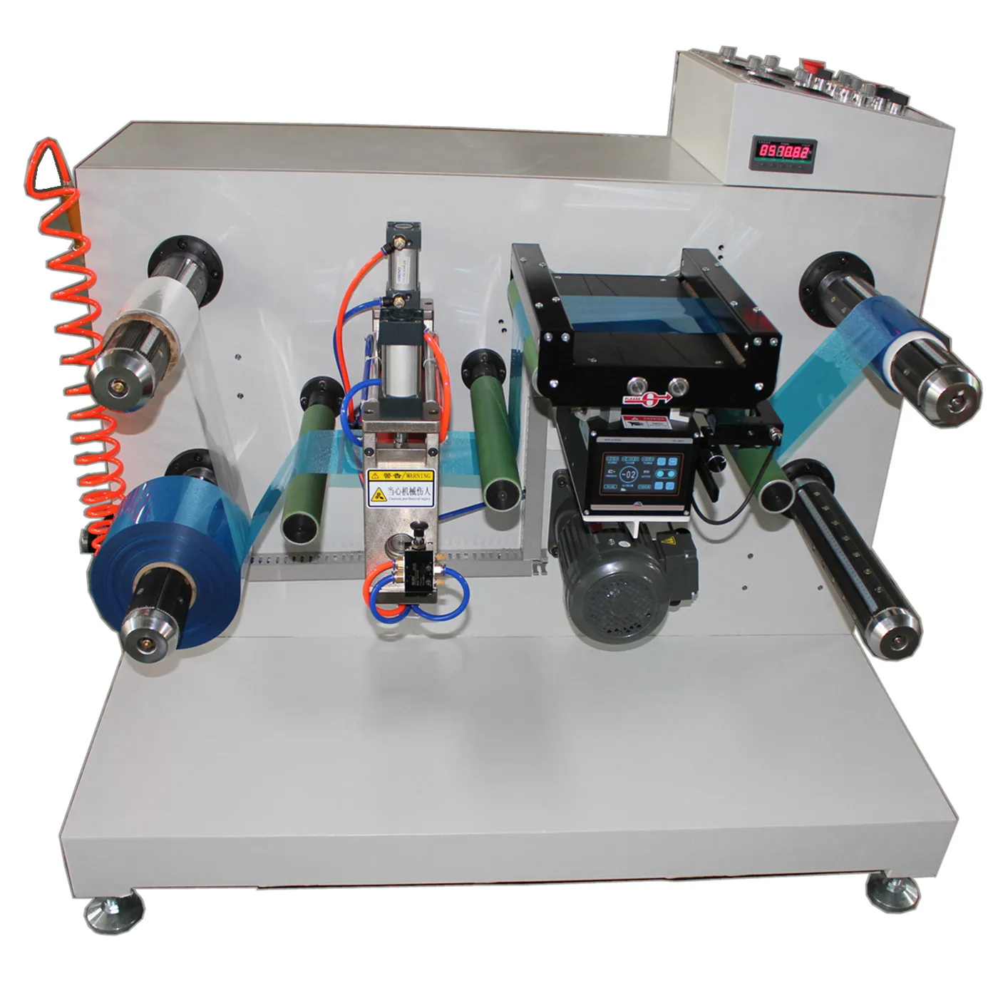 Small Roll Label Slitting Rewinding Machine - Buy Rewinding Machine,Label Rewinding Machine ...