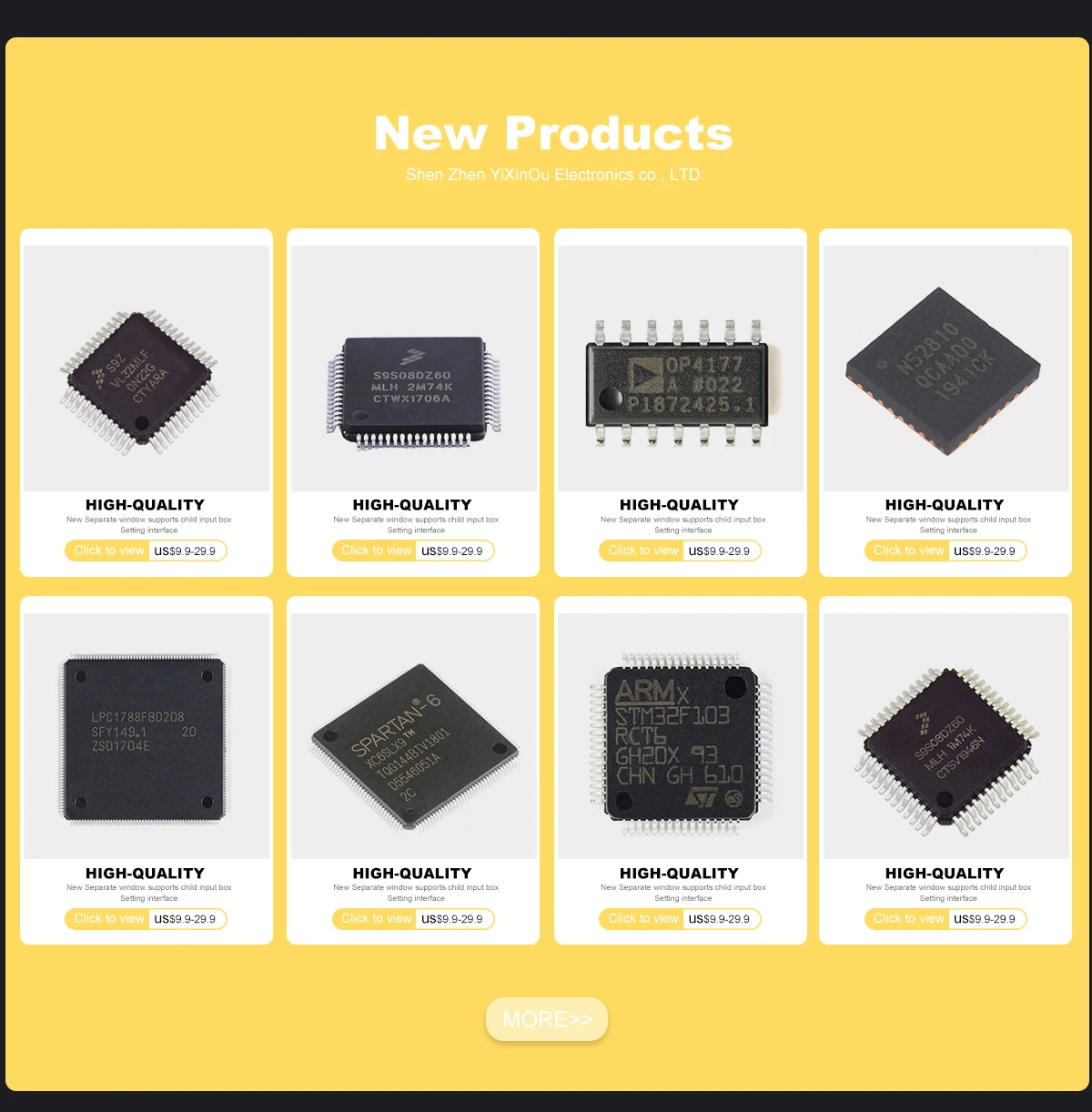 Shenzhen Yixinou Electronic Technology Co., Ltd. - Integrated Circuit, Microcontroller