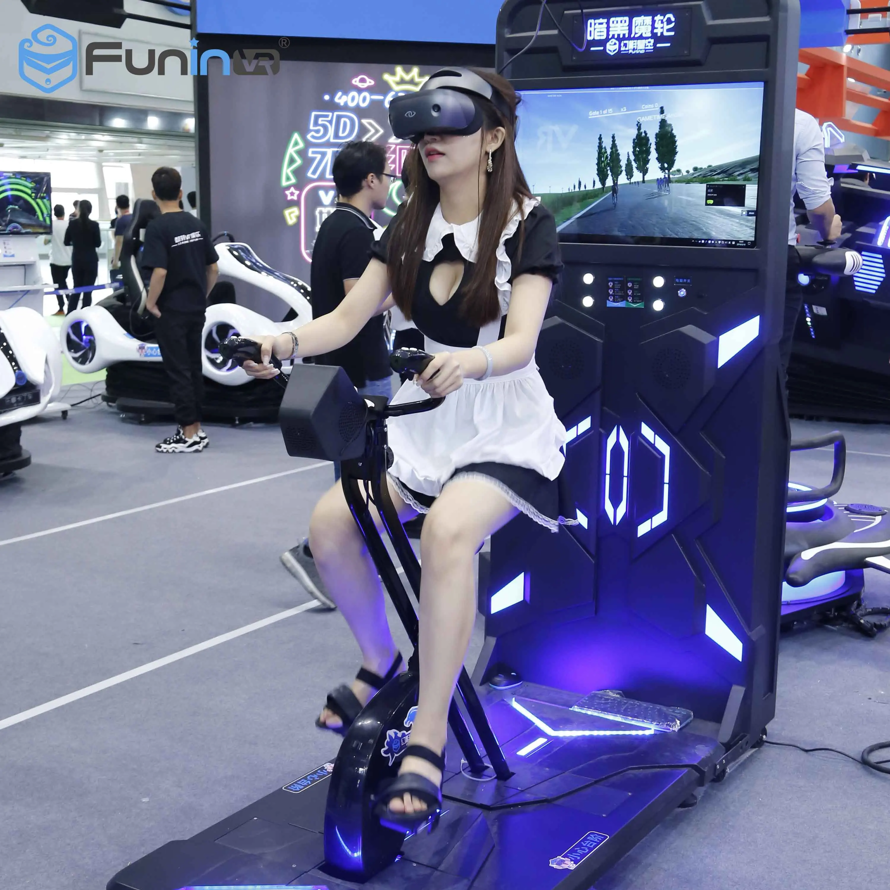 Hot Sale Gym Exercise Bike Vr Bike Indoor Vr Bike Cycling 9d Virtual ...