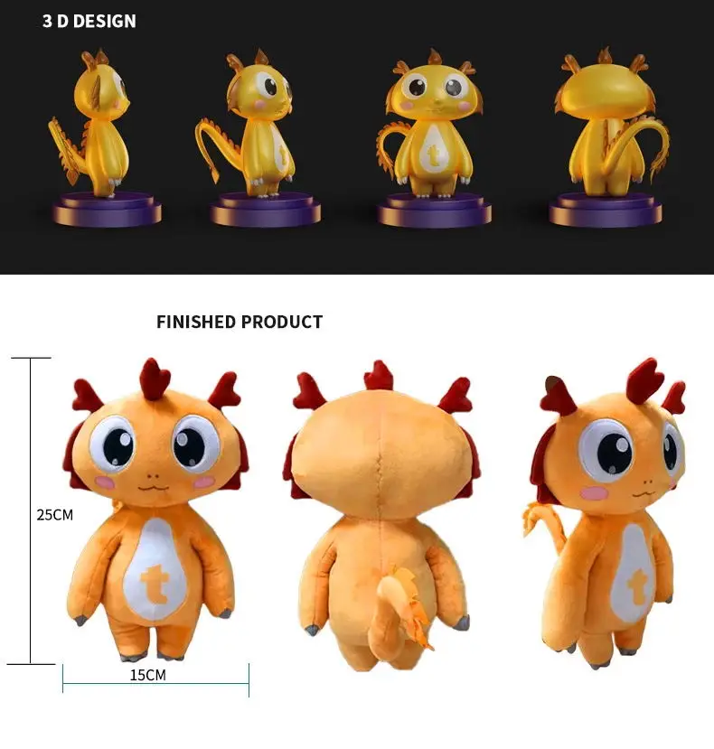 Factory Customized Production Plush Toy Mythical Wild Animal Soft ...