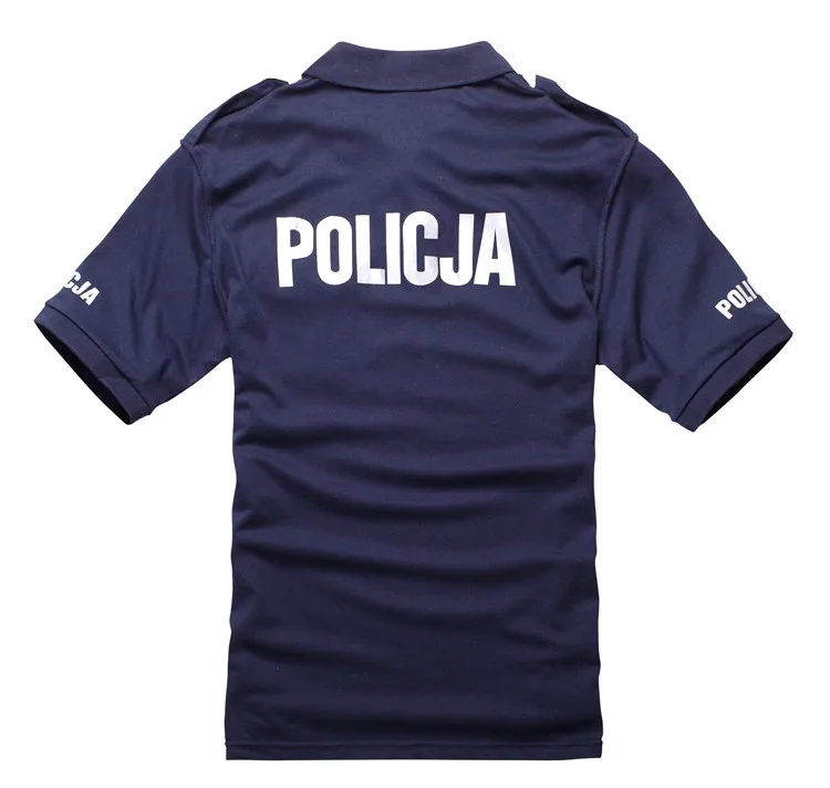 Navy Blue Security Officer Uniforms Tactical Polyester Cotton Police ...