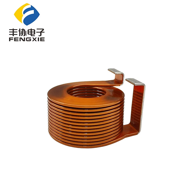 Custom Variable Inductor Coil Enamelled Flat Copper Wire Inductor Coil ...
