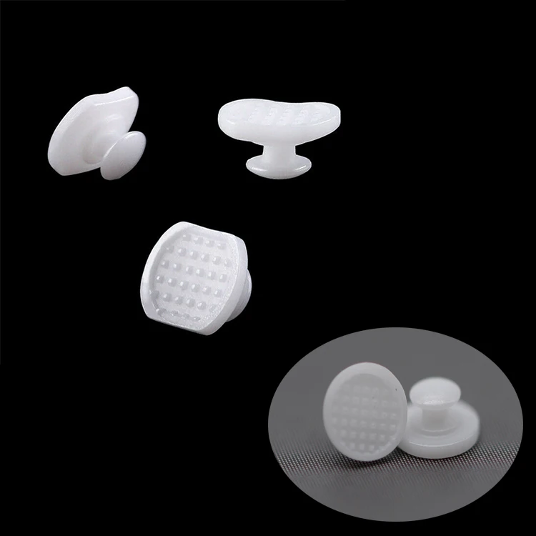 Dental Consumables Ceramic Clear Orthodontic Metal Bracket Bondable ...