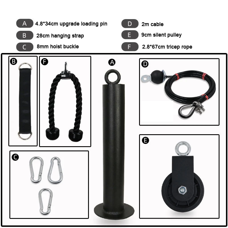DIY Arm Biceps Triceps Blaster Rope System - Home Gym