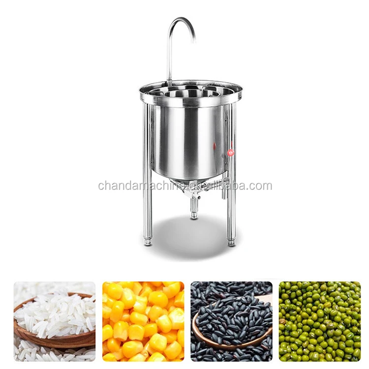 Automatic Stainless Steel Rice Washing Machine For Commercial Use - Buy ...