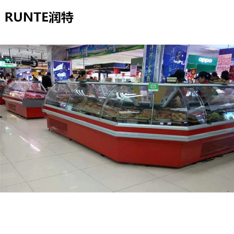 Serve Over Meat Counter / Fresh Meat Showcase / Meat Chiller - Buy ...