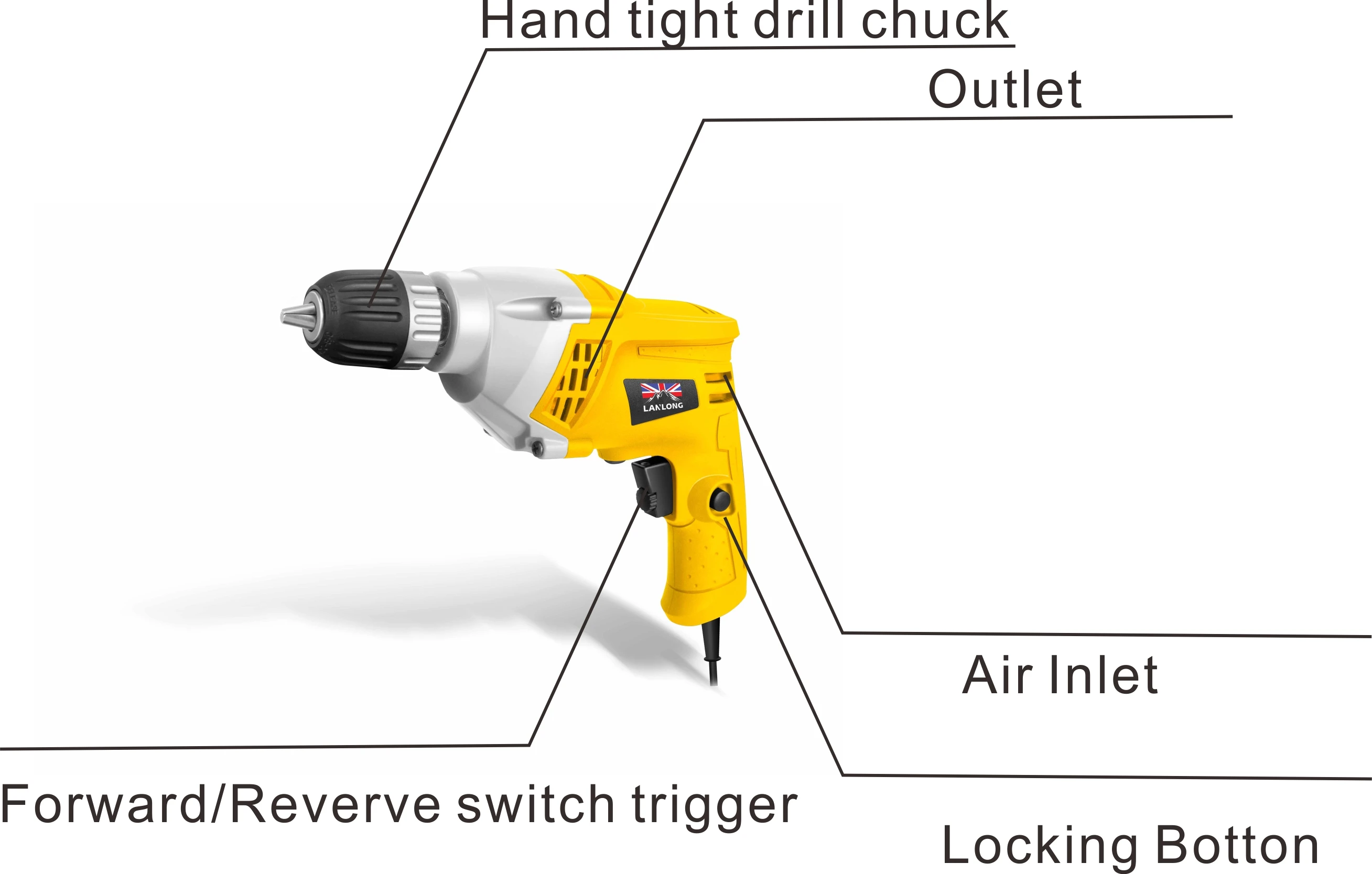 500w 10mm Electric Drill Power Tools From China - Buy 500w 10mm ...
