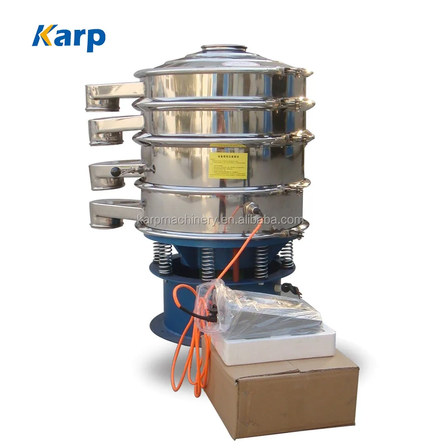 Stainless Steel Circular Rotary Sieving Machine Vibro Sifter for Coffee ...