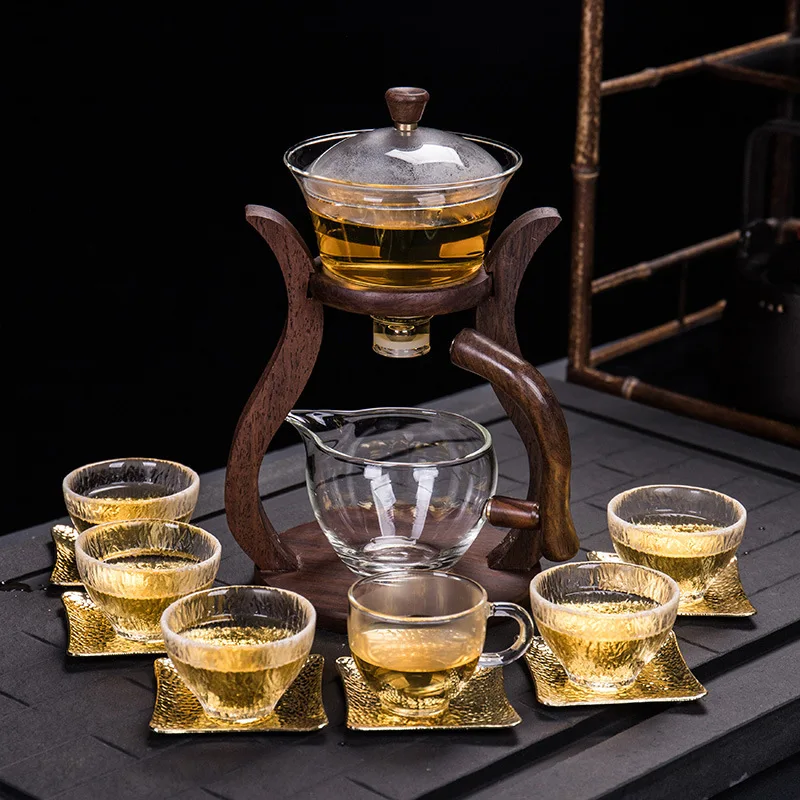 Japanese Lazy Tea Pot Set - Glass Home Filter Tea Maker