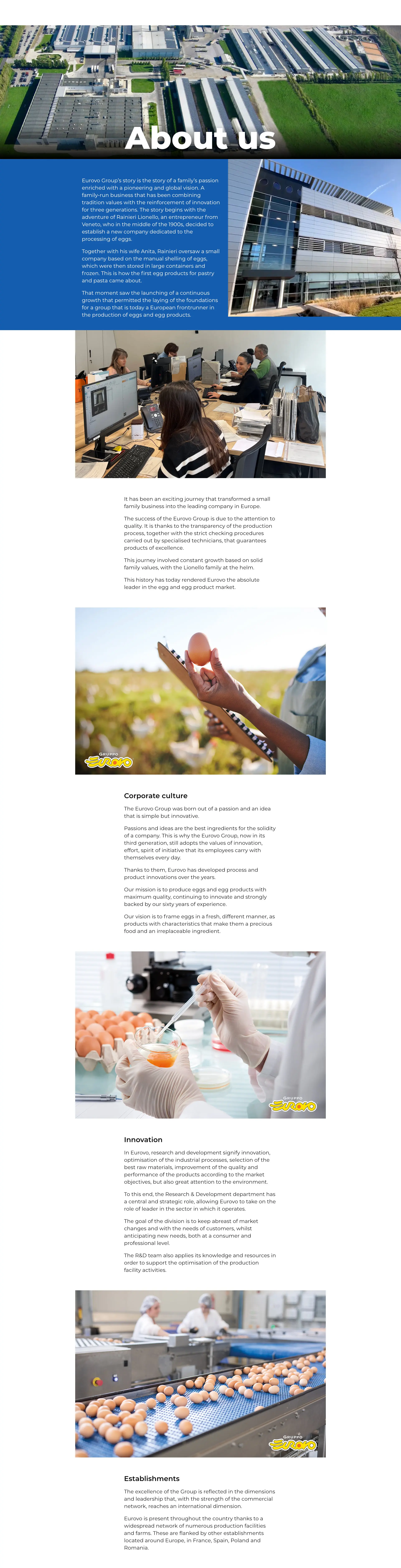 Company Overview - Eurovo Srl