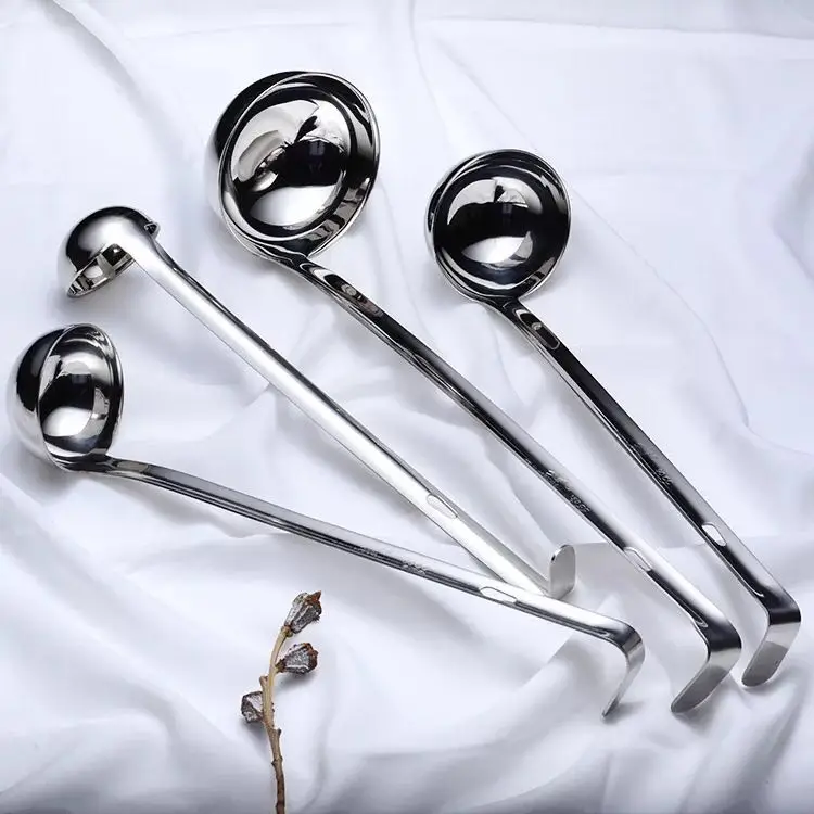 Stainless Steel Kitchen Restaurant Accessories - Measuring Soup Ladles