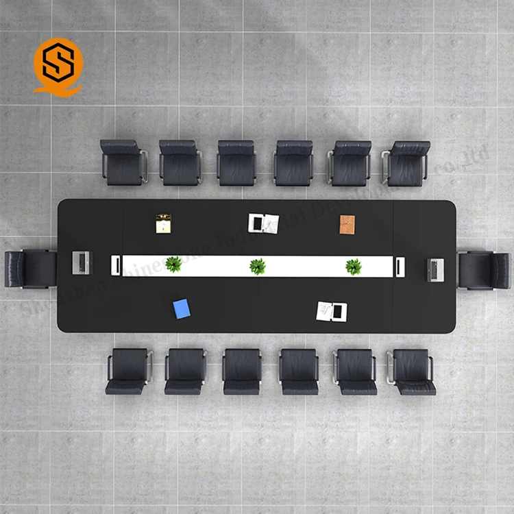Custom Made High Tech Regular 20 People Meeting Room Table