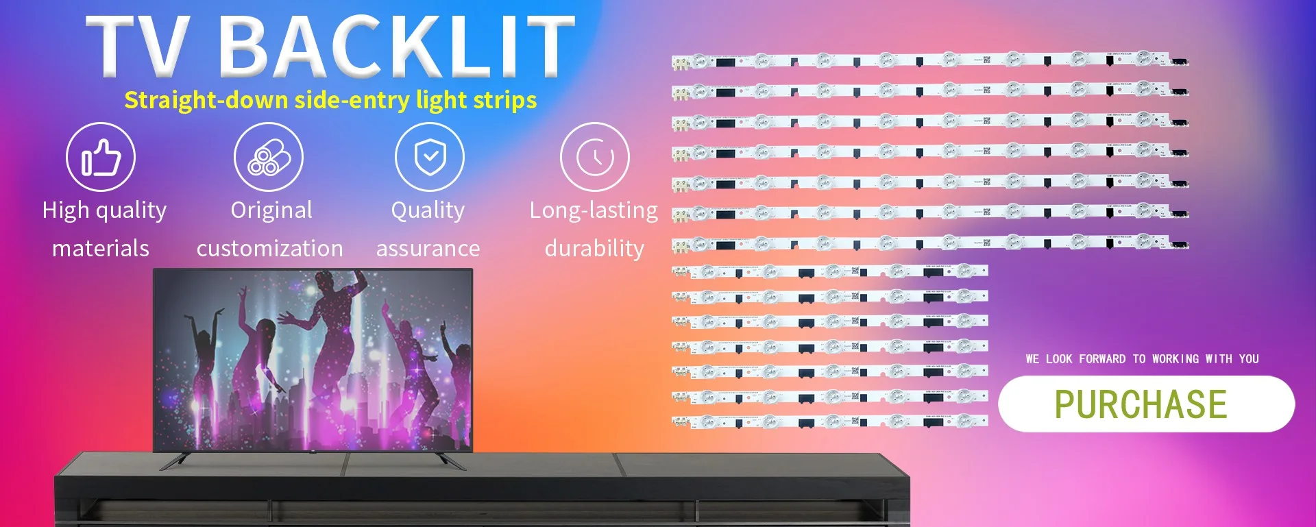 Guangzhou Panyu Bei Mei Electronic Firm - led tv backlight, Backlight strip