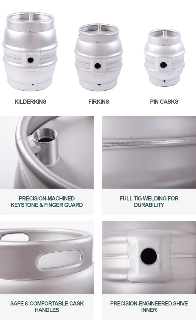 Ndl Mini Beer Kegs Stainless Steel 20l 30l 50l Keg Sus304 Barrel Bucket ...