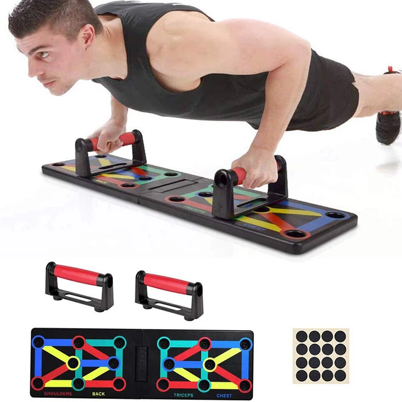Push Up Board System,Workout Push-up Stands Collapsible Portable ...