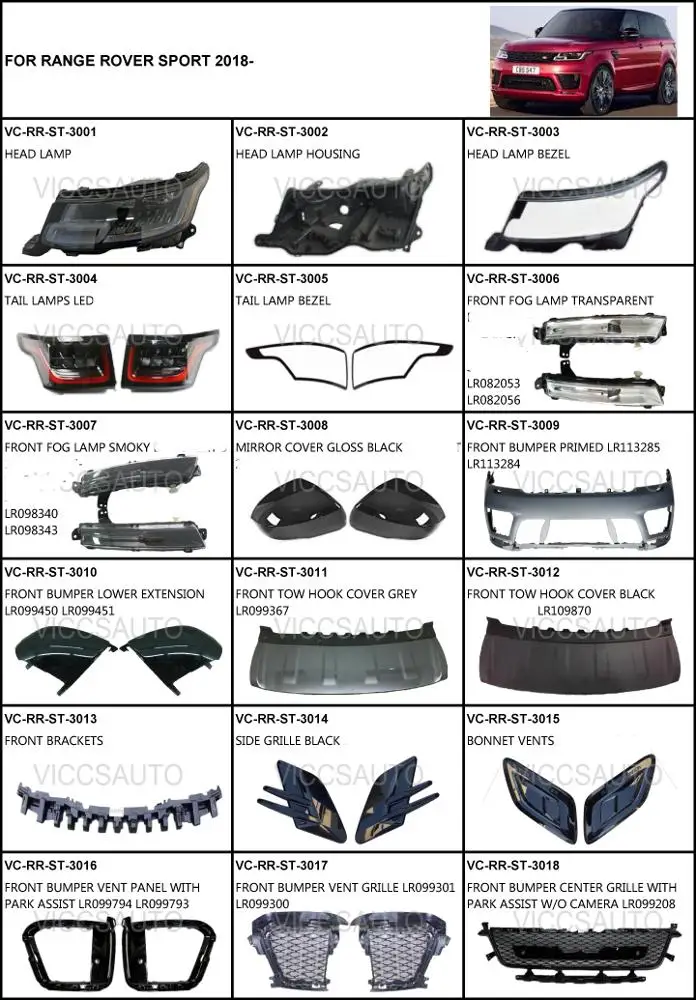 OEM LR099367 para RANGE ROVER SPORT 2018-AUTO frente gancho de remolque ...