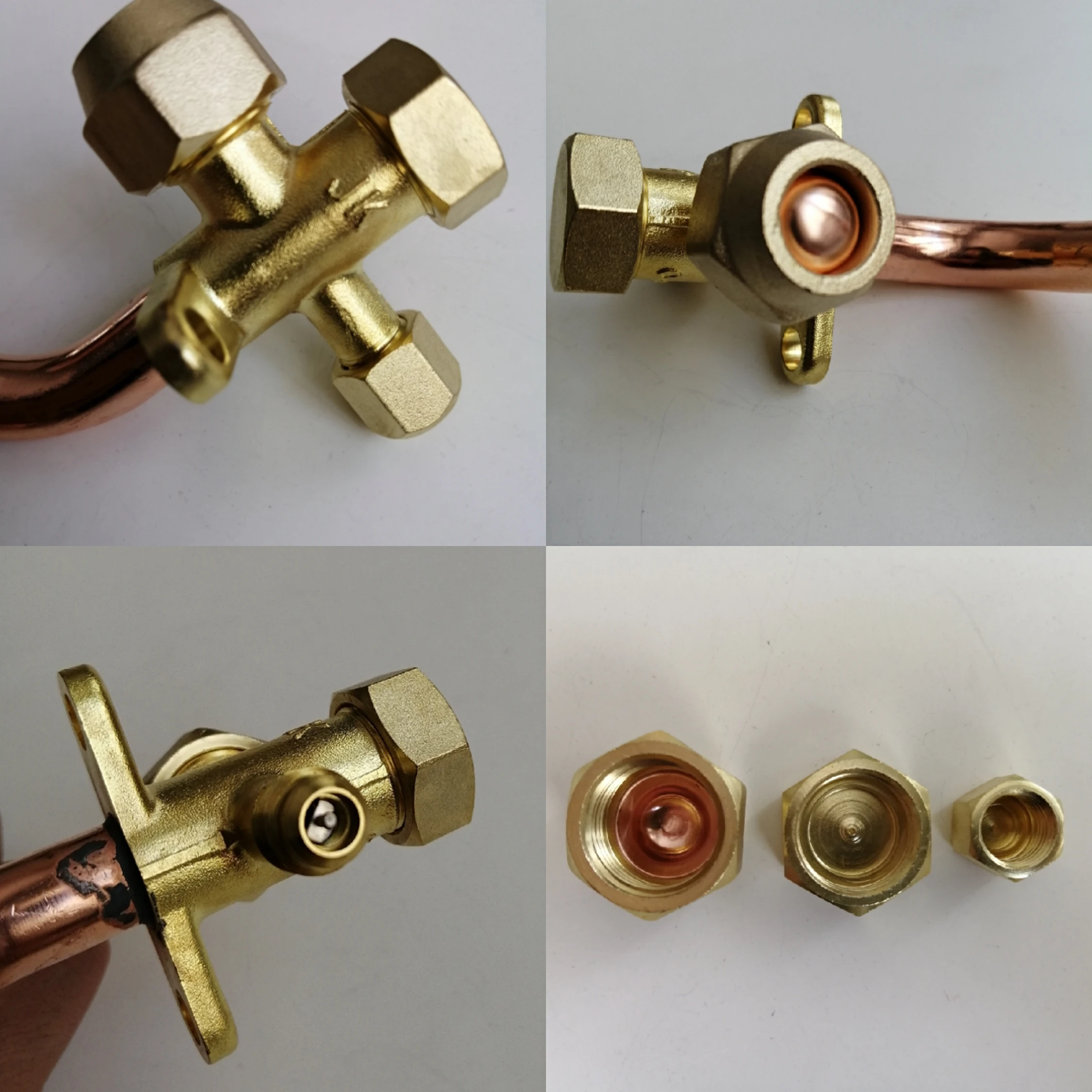 Brass Split A/c Valve Jk Brand For India Market - Buy Brass Split A/c ...