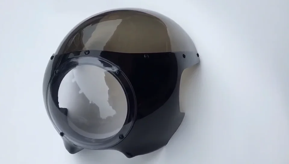 Universal Retro Cafe Racer Front Windshield Windscreen Motorcycle ...