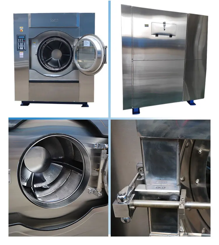 Hoop 50kg Fully Automatic Washer-extractor And Dryer Machine For Hotel ...