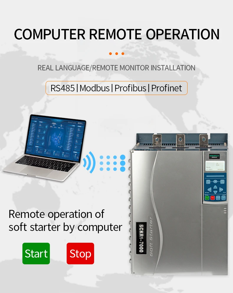 SHCKELE Internal Bypass Contactor - 132KW Motor Soft Starter