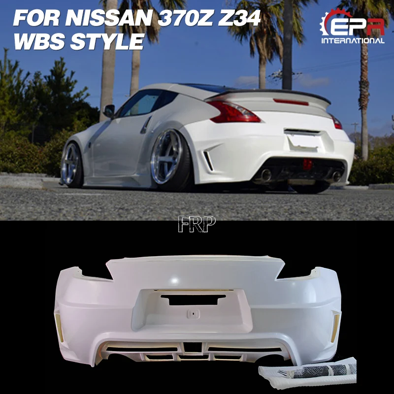 Car Rear Bumper For Nissan 370z Z34 Wbs Style Wide Body Kit - Buy Auto ...