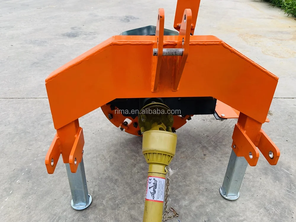 Tractor PTO Vertical Stump Grinder - Efficient Wood Chipping