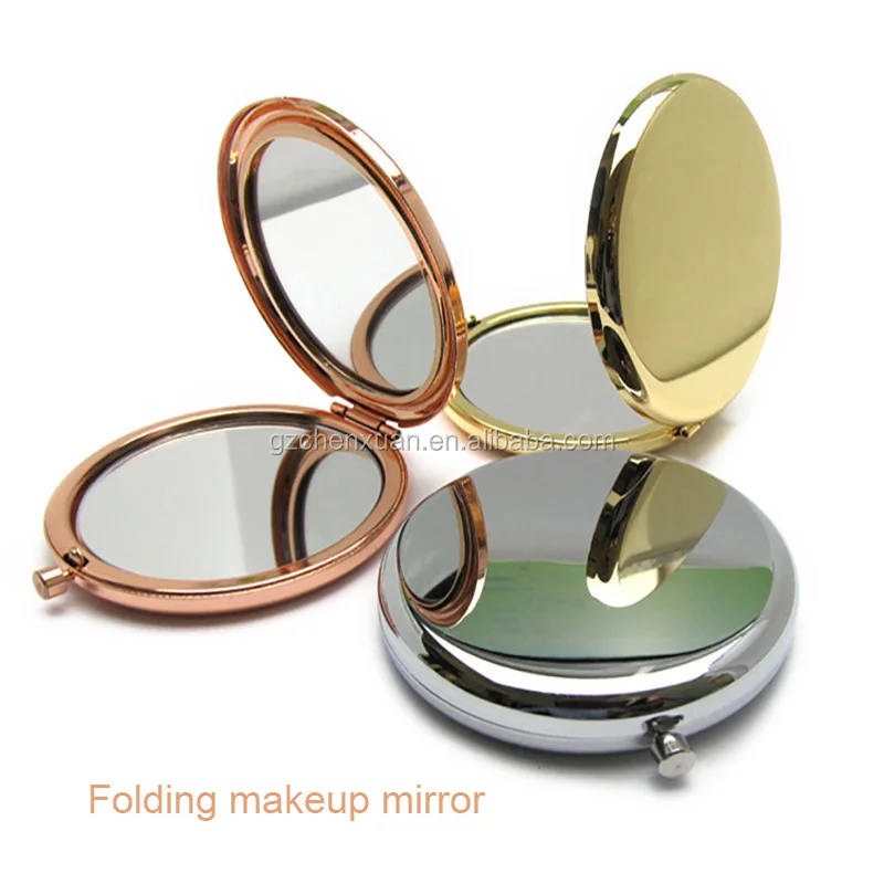 Rose Gold Sublimation Blank Compact Pocket Mirror