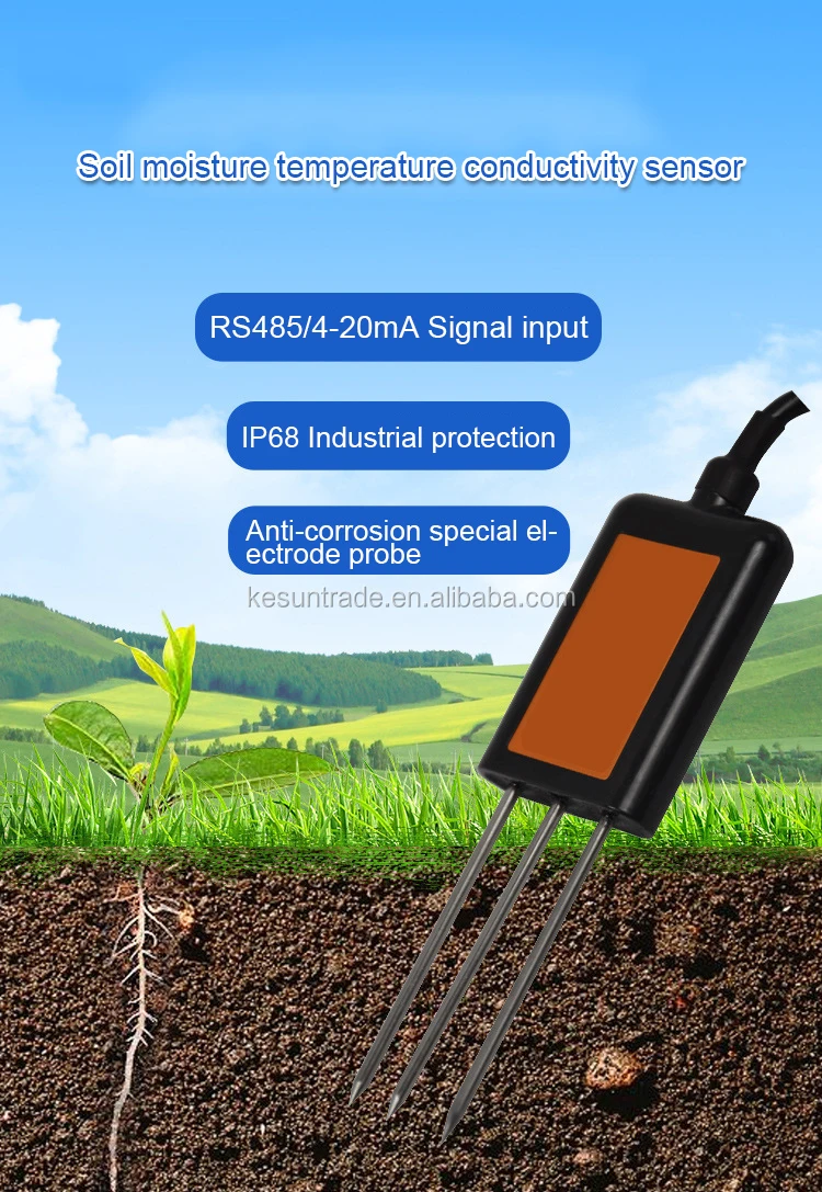 Smart Farm Irrigation System - Soil Moisture & Temperature