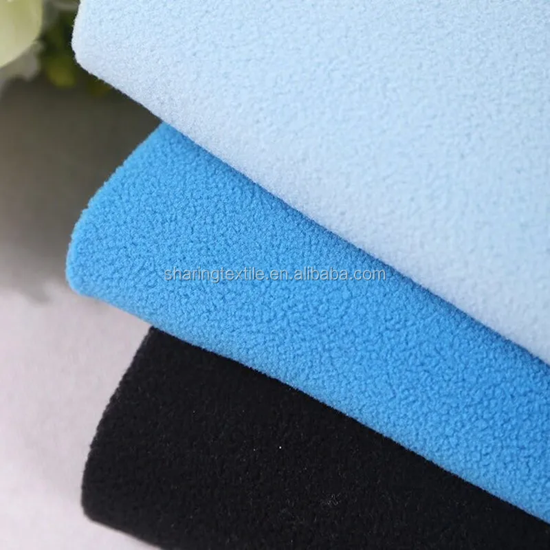 Repreve Recycled RPET Knitted Polyester Polar Fleece Fabric