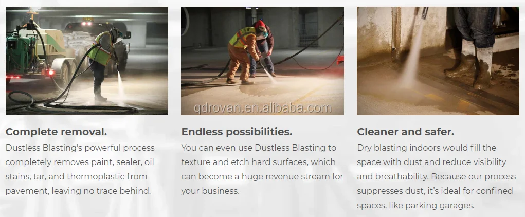 Mobile Dustless Blaster Machine - Efficient Rust Removal