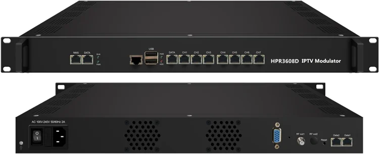 Protocol Transcoder Iptv To Dvb T Modulator Hls Udp To Dvb-c Converter Ip To Rf Isdb-tb ...