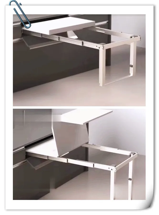 Smart Furniture Parts Pull Out Dining Table Hardware - 5 Section T Type ...