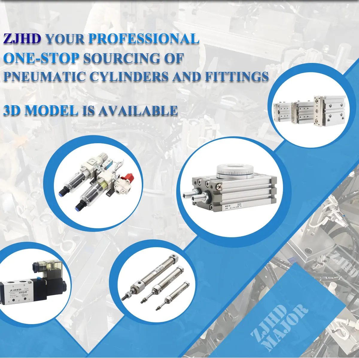 Zjhd Automation Technology Co.,ltd - Pneumatic Cylinder, Solenoid Valve
