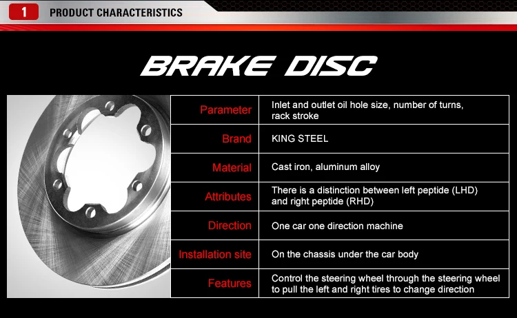 5 Holes Car Front Brake Disc For Mitsubishi L200 2005 2wd Triton 2007 ...