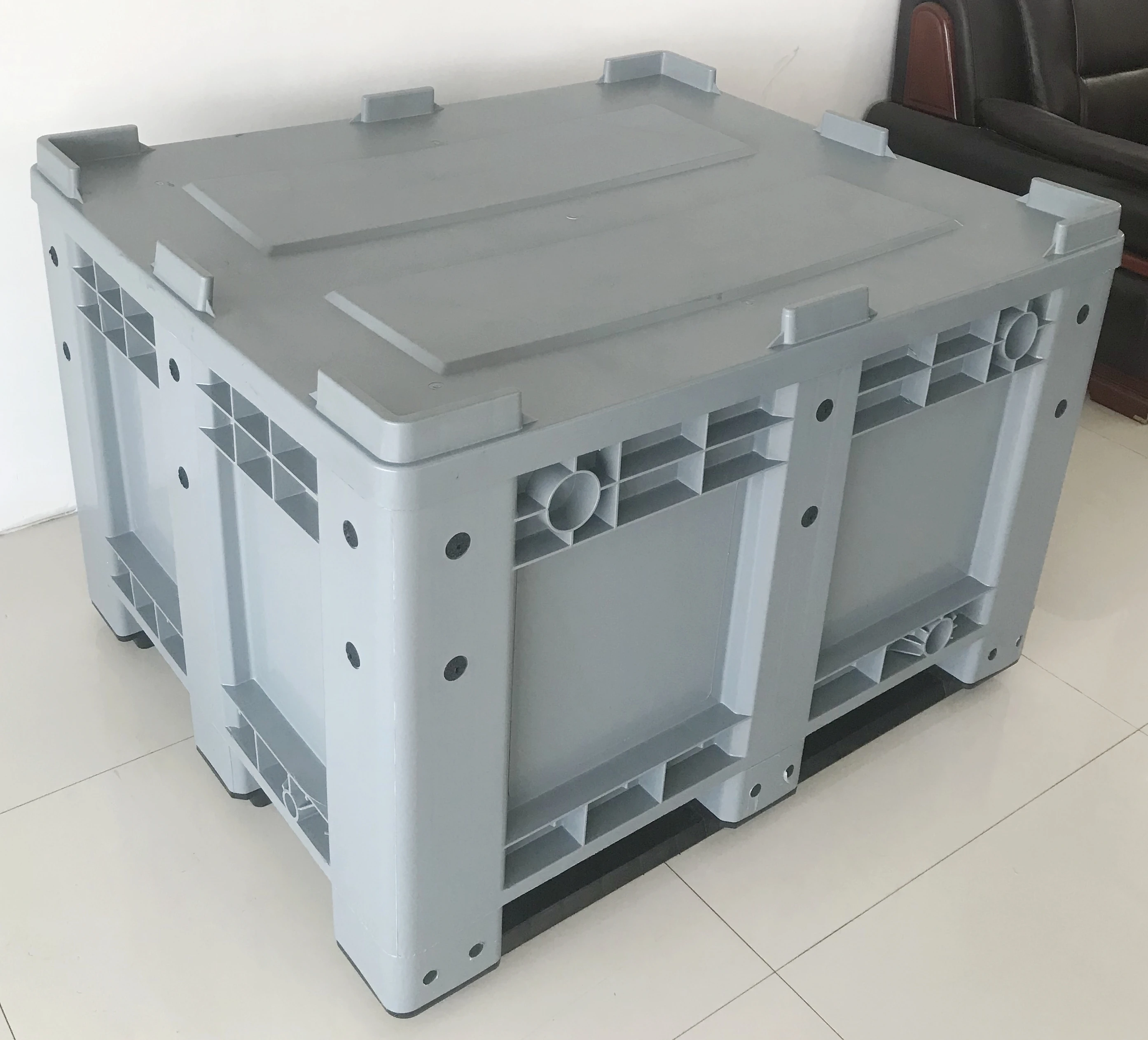 PP/HDPE Plastic Storage Shg Logistics Transportation Plastic Crate Box ...