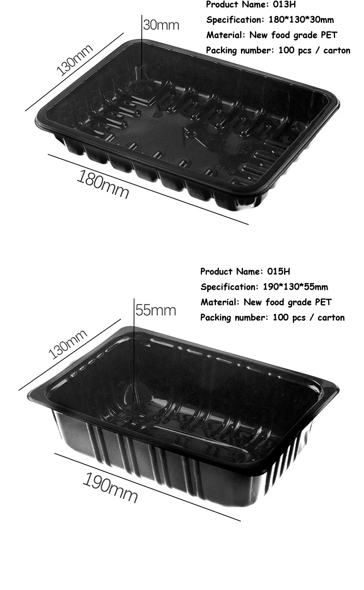 Biodegradable Foam Plastic Defrosting Meat Tray With Packaging Thawing ...