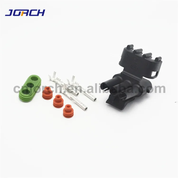 12020829 Delphi 3 Pin Cable Waterproof Connector - Buy Waterproof ...