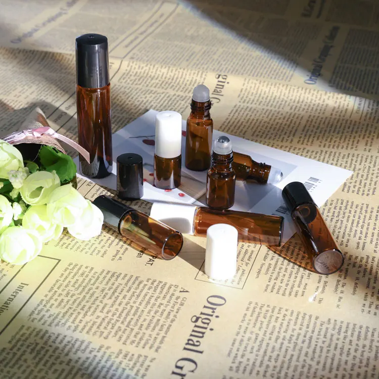 Mini Roll on Bottles - Perfect for Perfume & Essential Oils