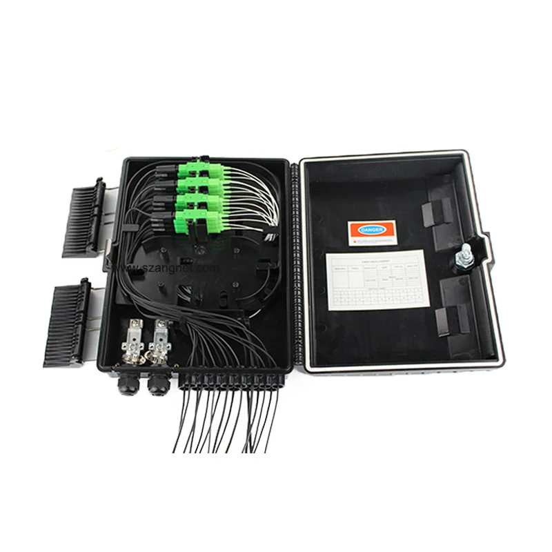 FTTH Fibre Termination Box 16 Fibers Optical Splice Closure Joint Box ...