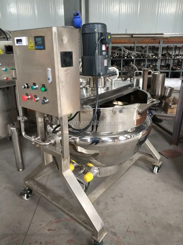 Cooking Pot With Mixer,Stainless Steel Jam Cooking Kettle With Agitator ...