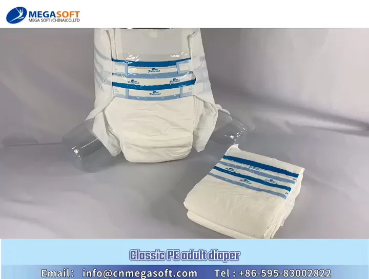 Disposable Adult Diaper Incontinent Diapers From Megasoft China ...