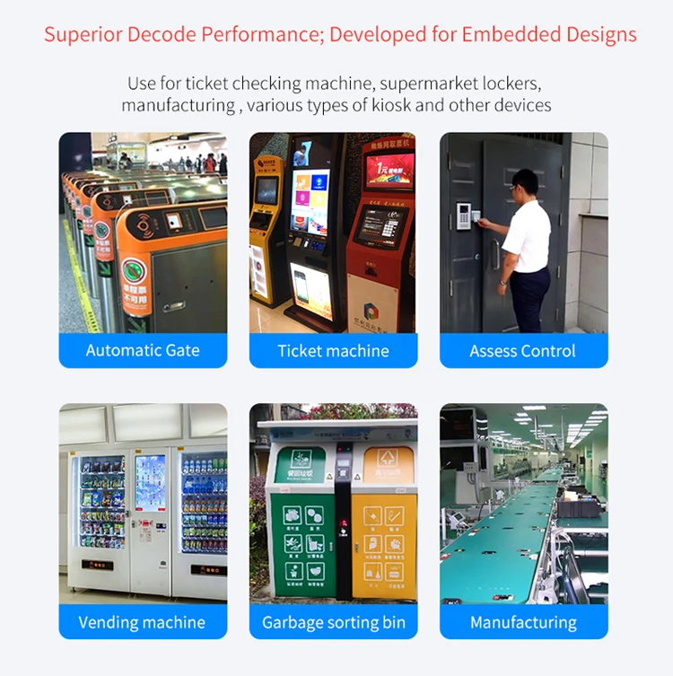 Oem 2d Fixed Mount Barcode Scanner Qr Code Scanner Module - Buy Qr ...