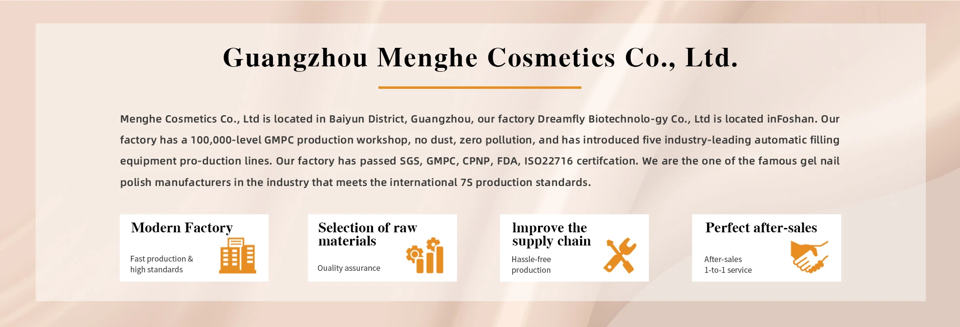 Guangzhou Menghe Cosmetic Co., Ltd. - UV Gel, Top Base Coat